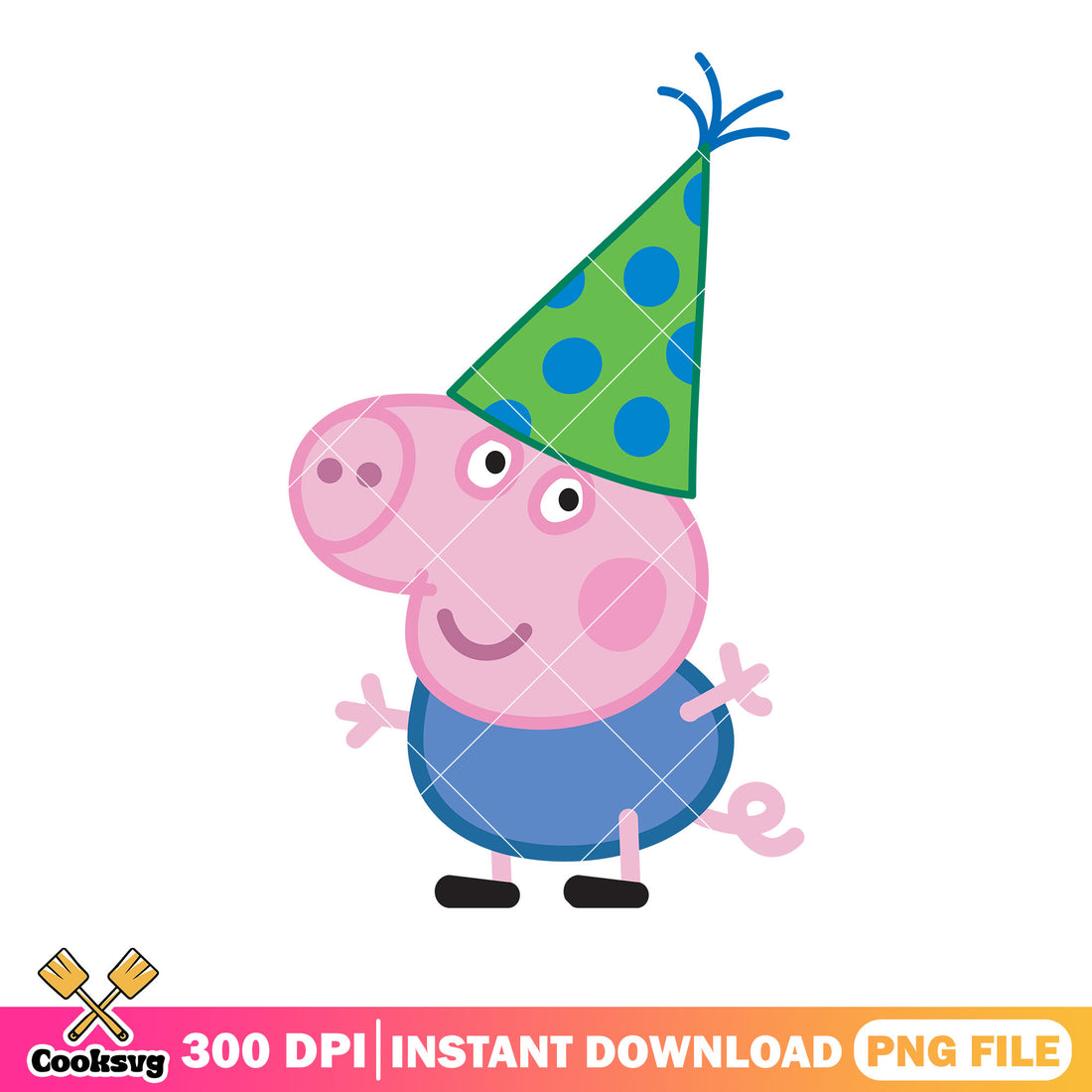 Peppa pig with green hat png, peppa pig show png, cartoon for kids png ...