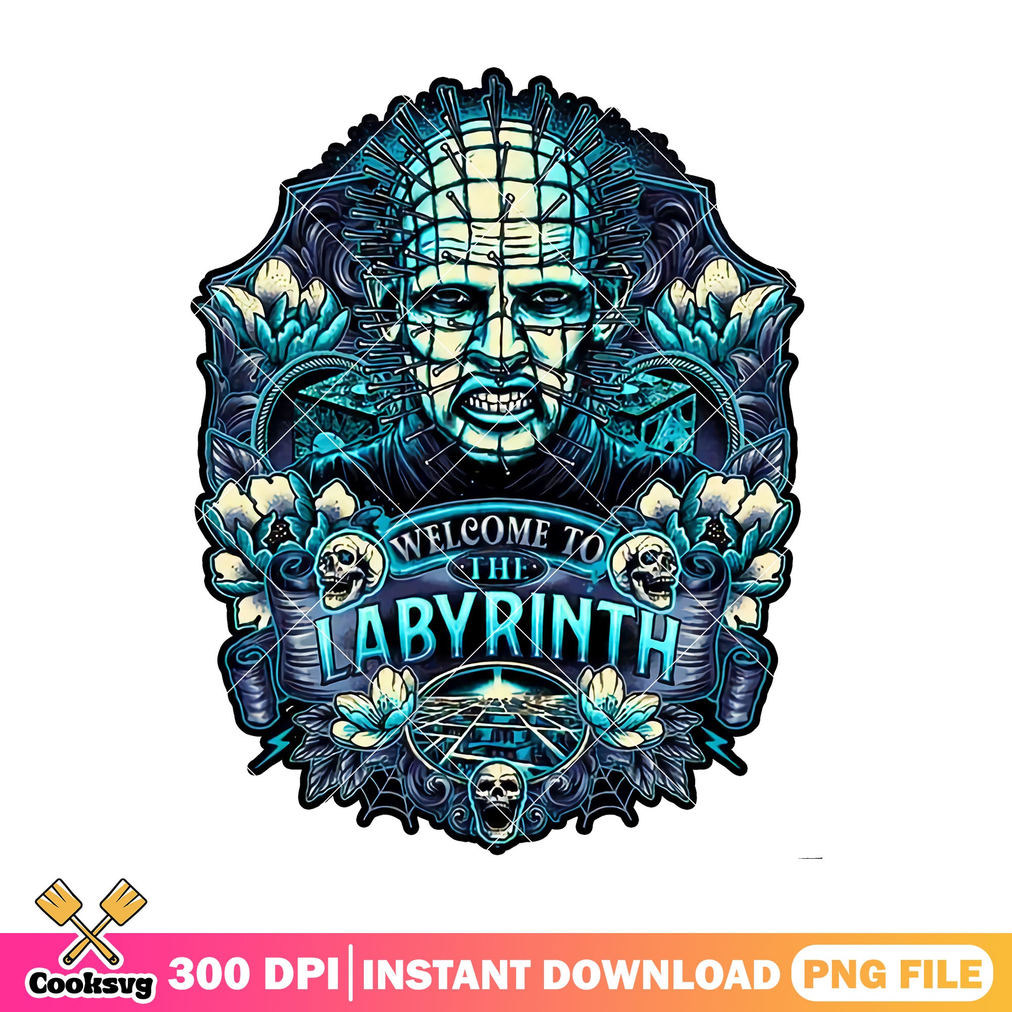 Pinhead welcome to the labyrinth png, scary villains png – Cooksvg