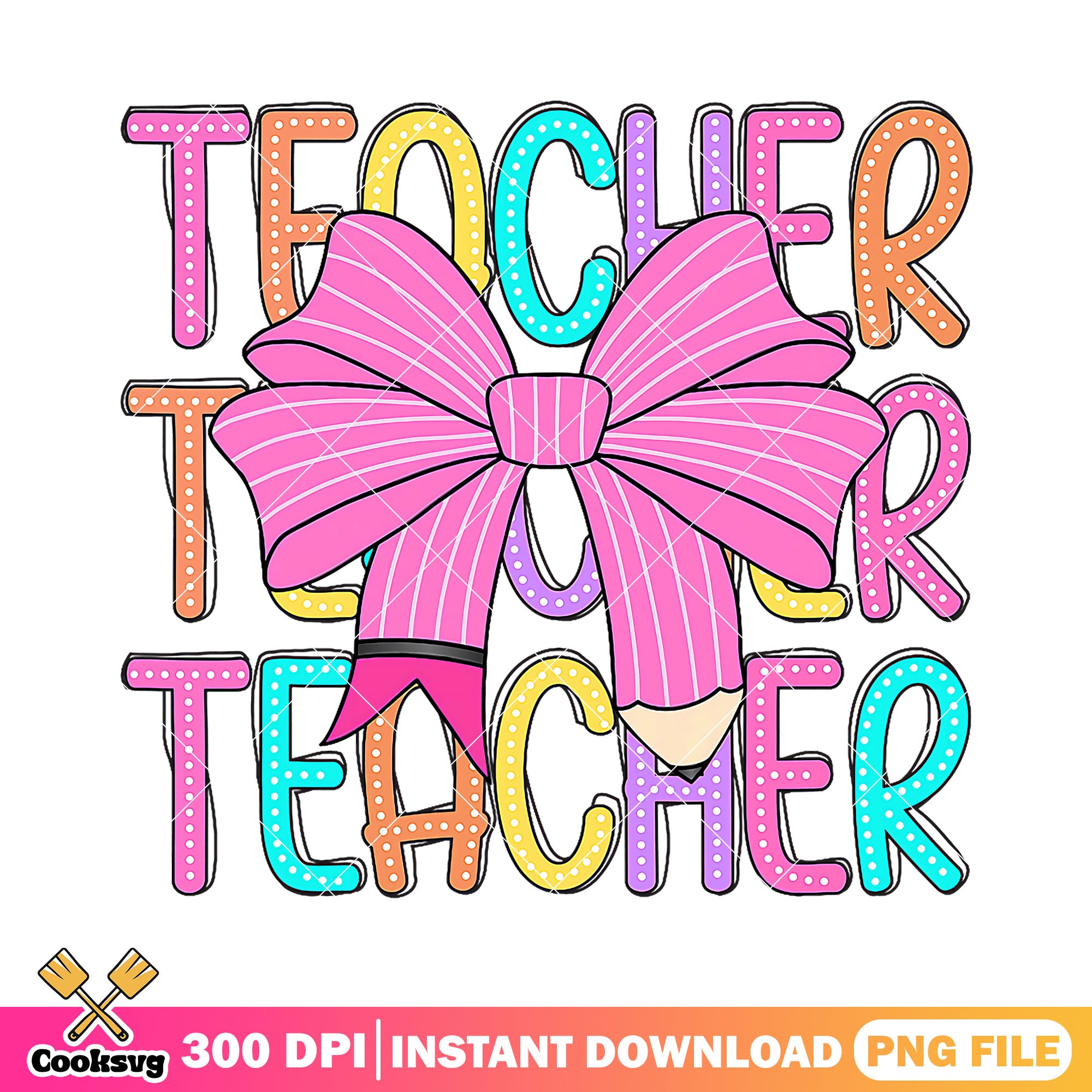 Pink bow of teacher file png, big bow png, back to school idea png ...