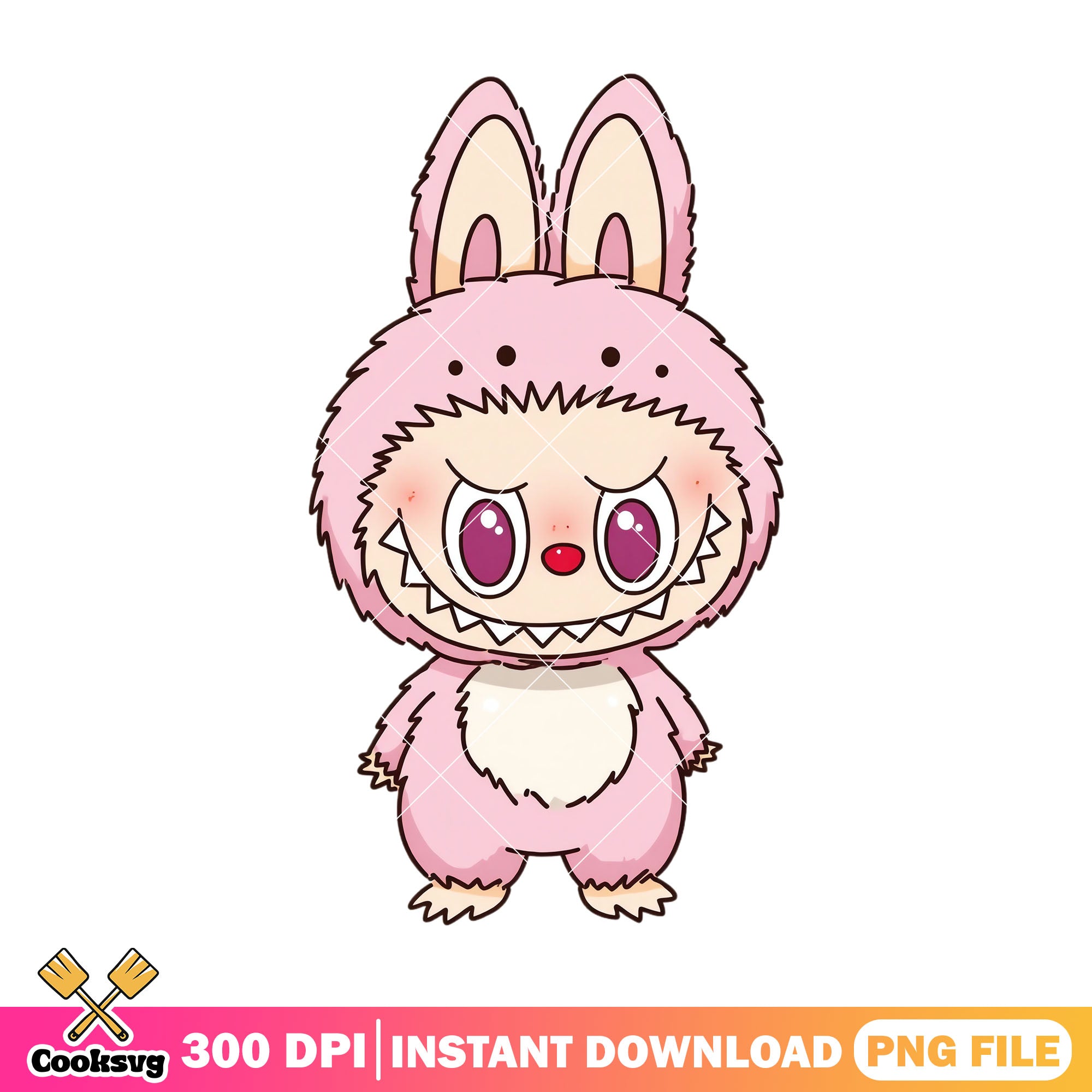 Pink labubu monster design png, labubu baby png, labubu near me png ...