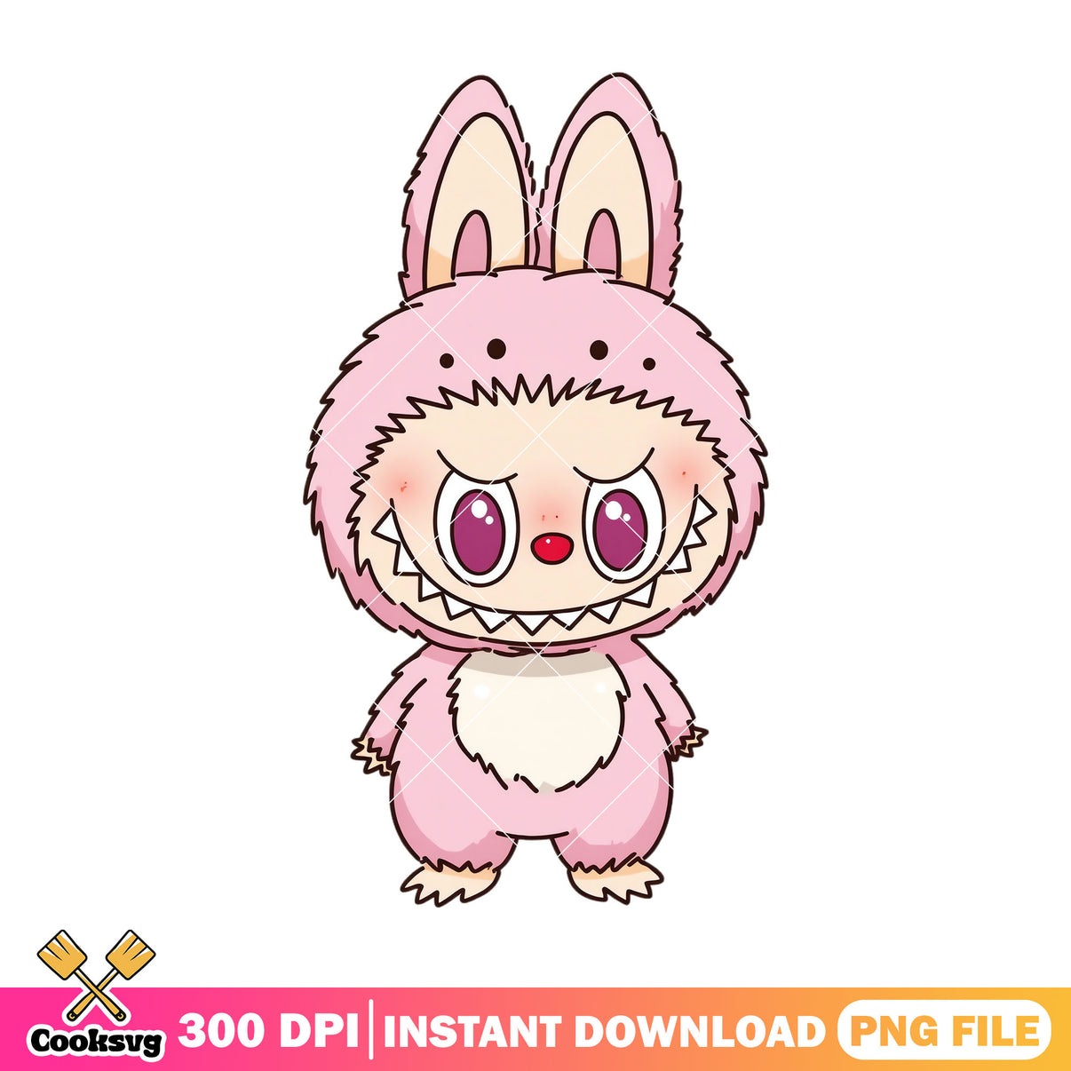 Pink labubu monster design png, labubu baby png, labubu near me png ...