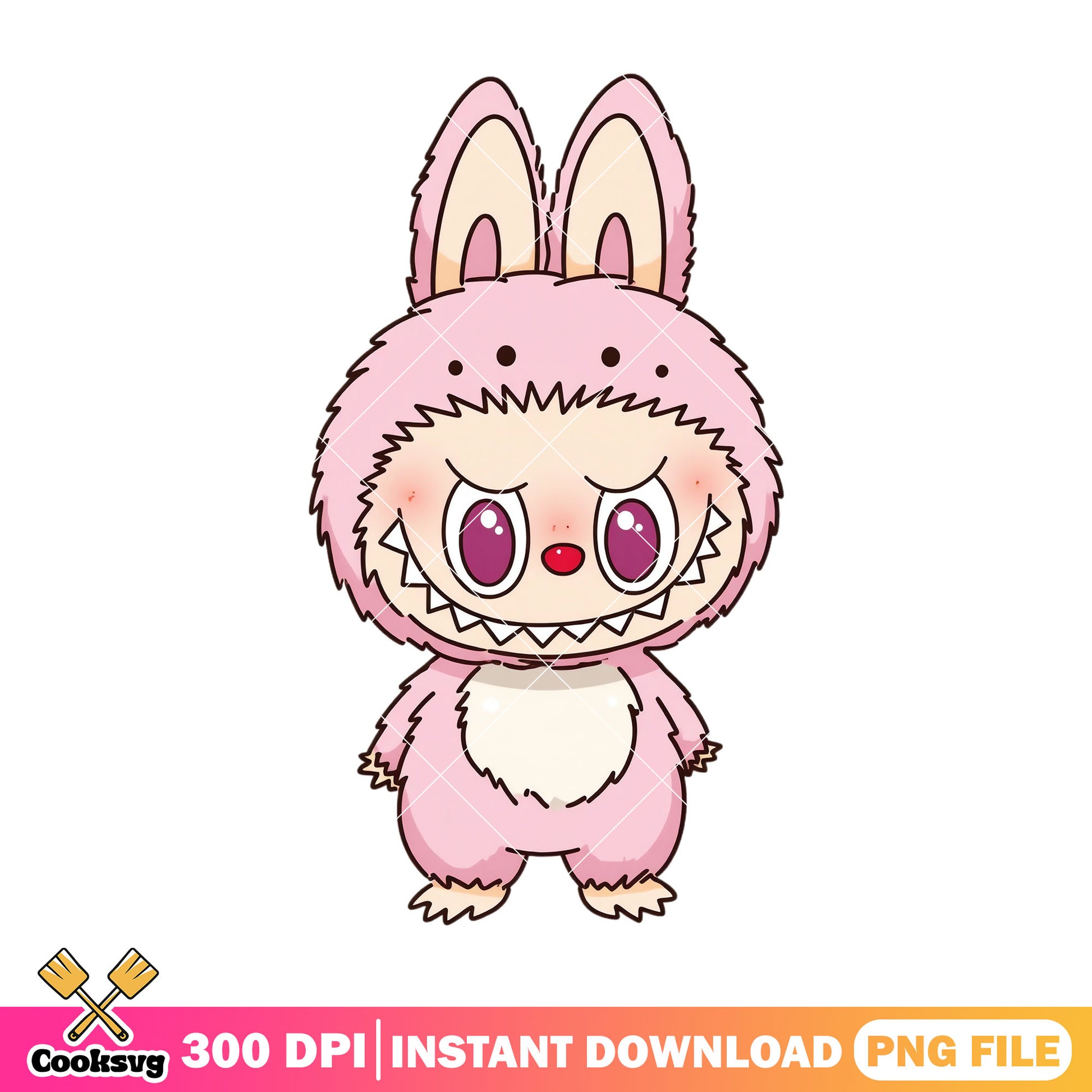 Pink labubu monster design png, labubu baby png, labubu near me png ...