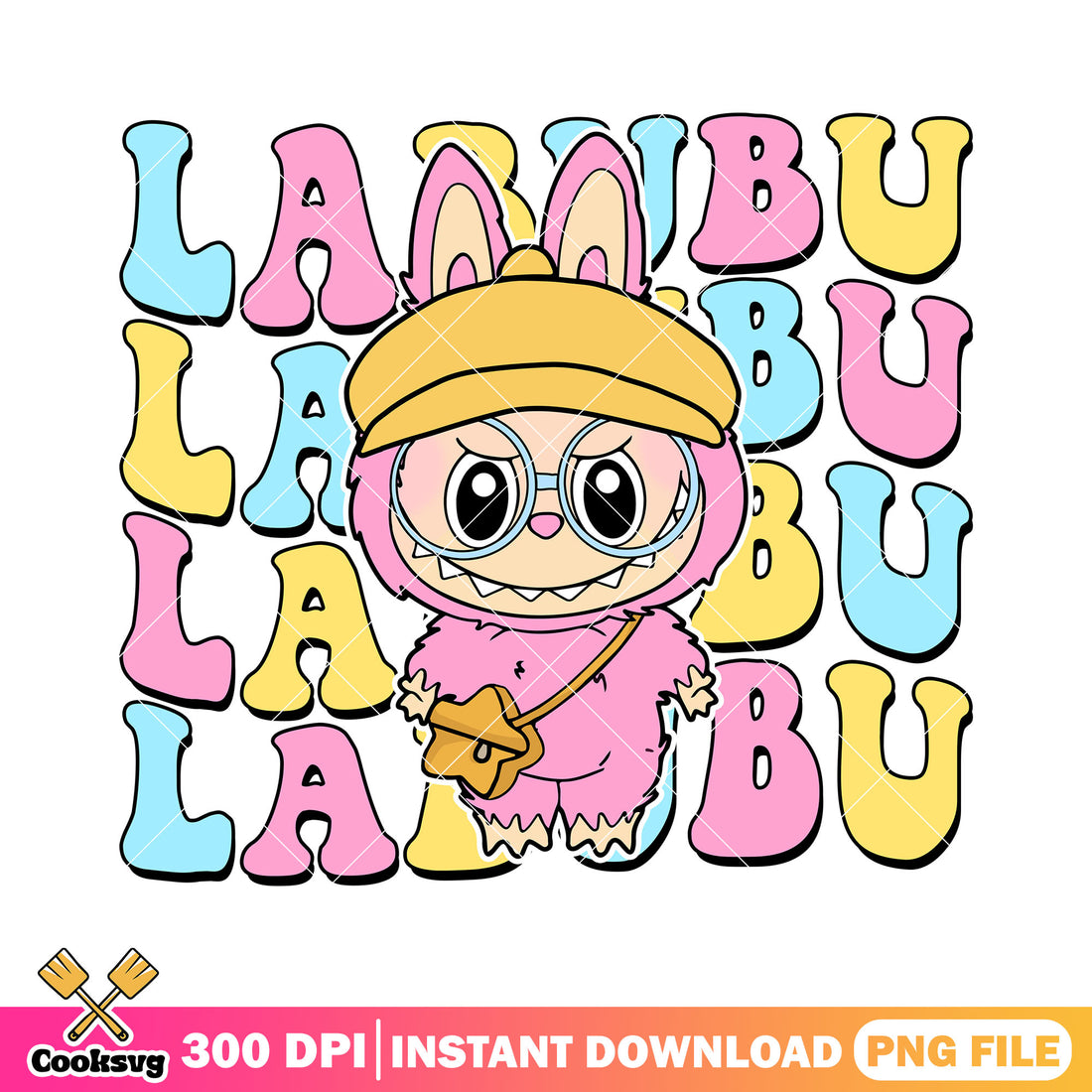 Pink labubu png, labubu hat png, labubu pink png – Cooksvg