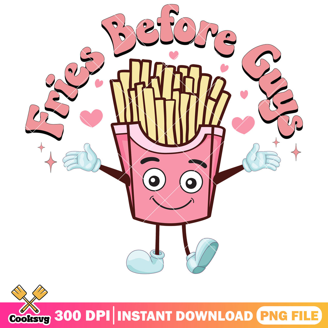 Pink valentine fries before guys png, pink valentine png – Cooksvg