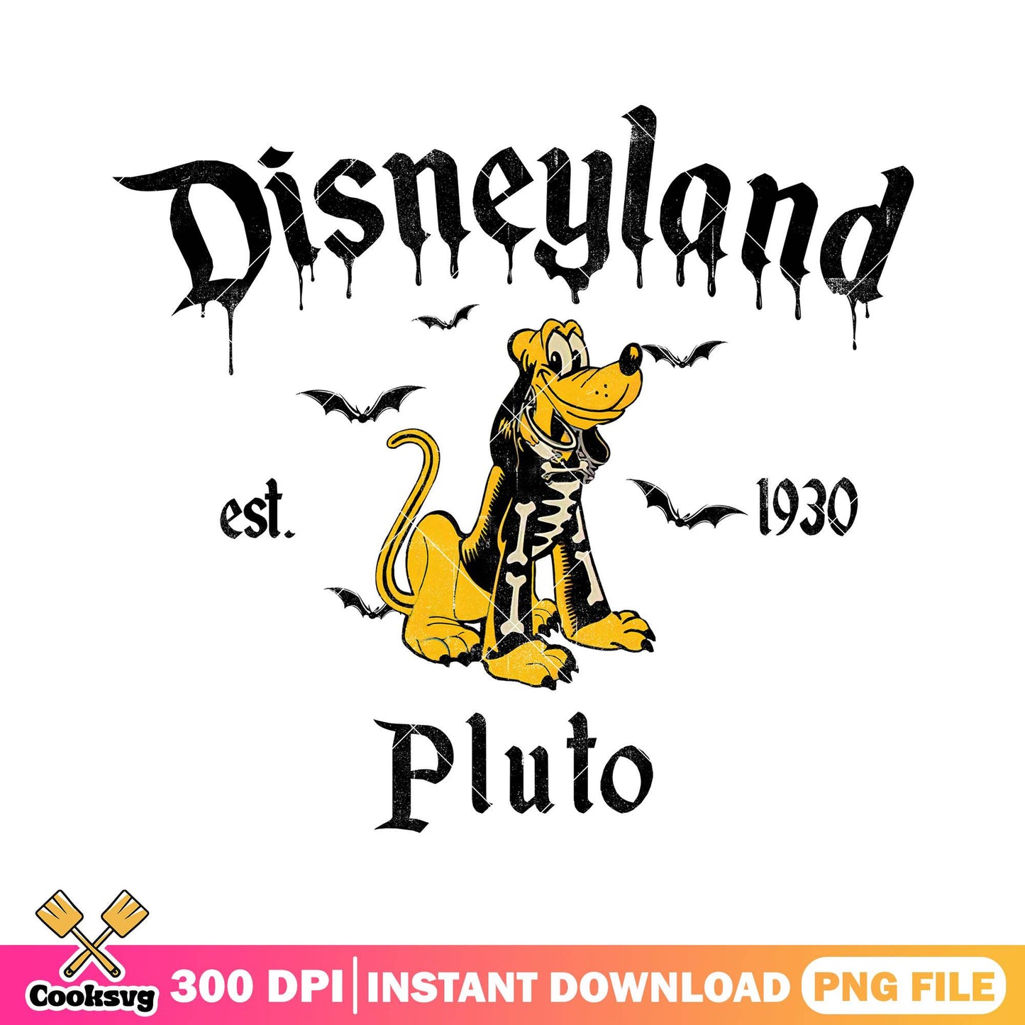 Pluto and skeleton outfit png, pluto cute png, halloween event png ...