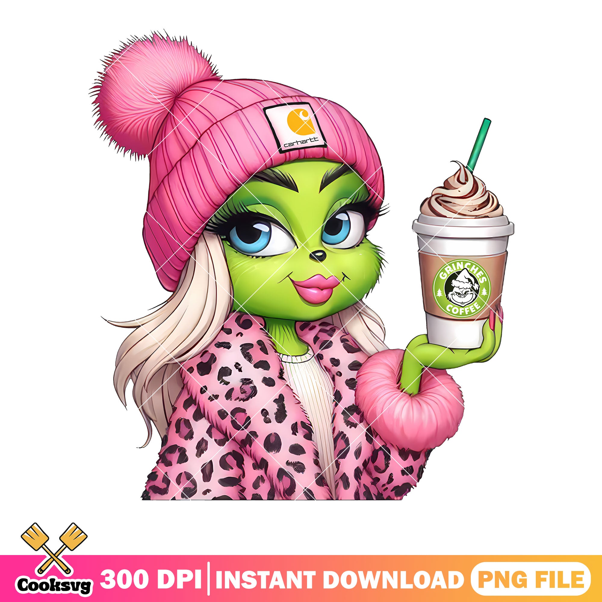 Positive energy grinch girl png, christmas cards png, the grinch png ...