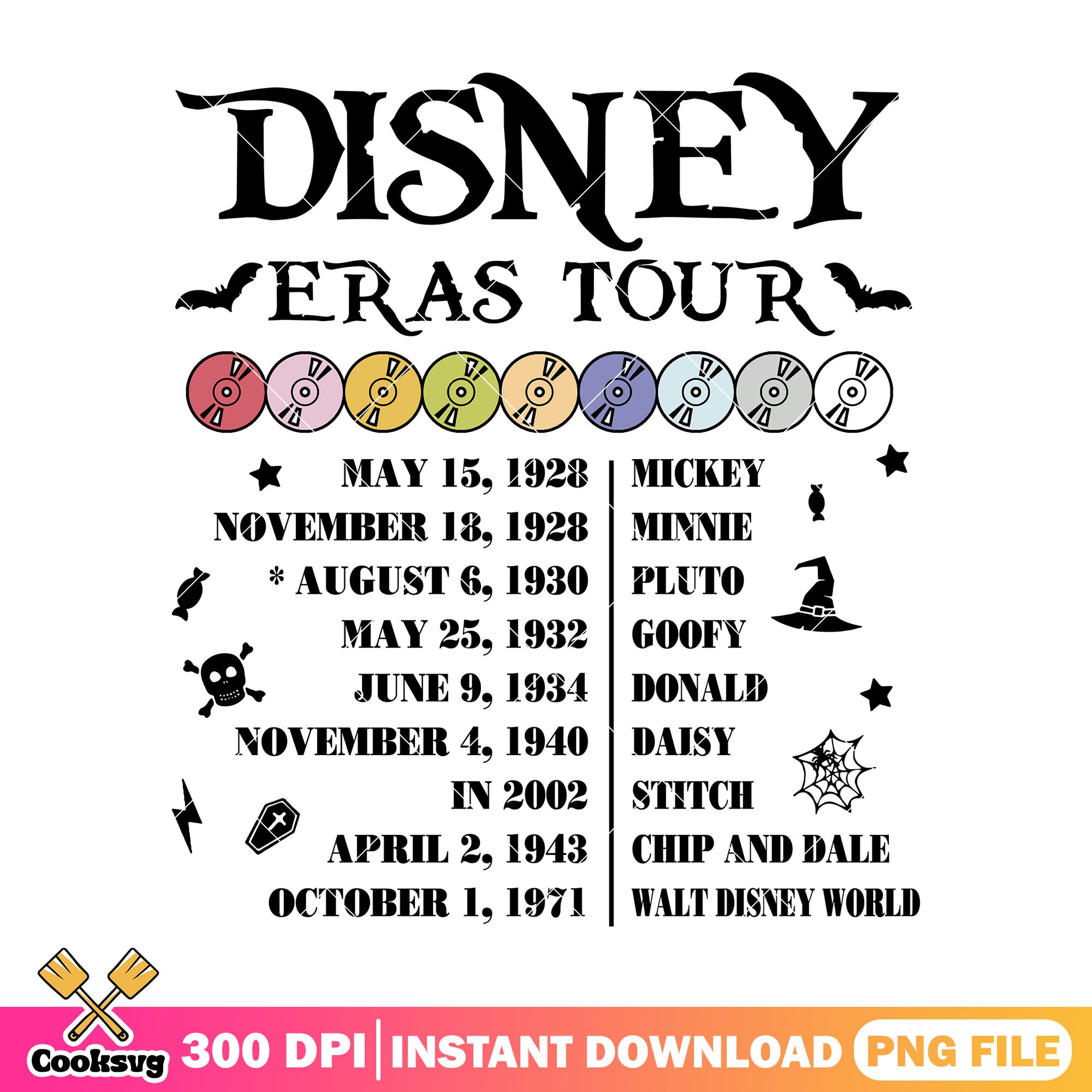 Poster disney design png, halloween horror png, black poster png – Cooksvg