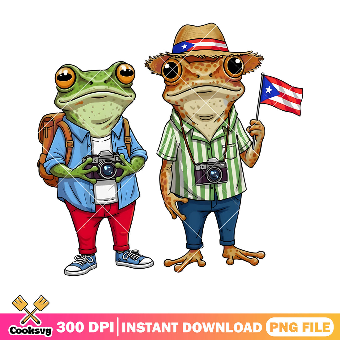 Puerto rico frog flag png, puerto rico png, funny frog png – Cooksvg