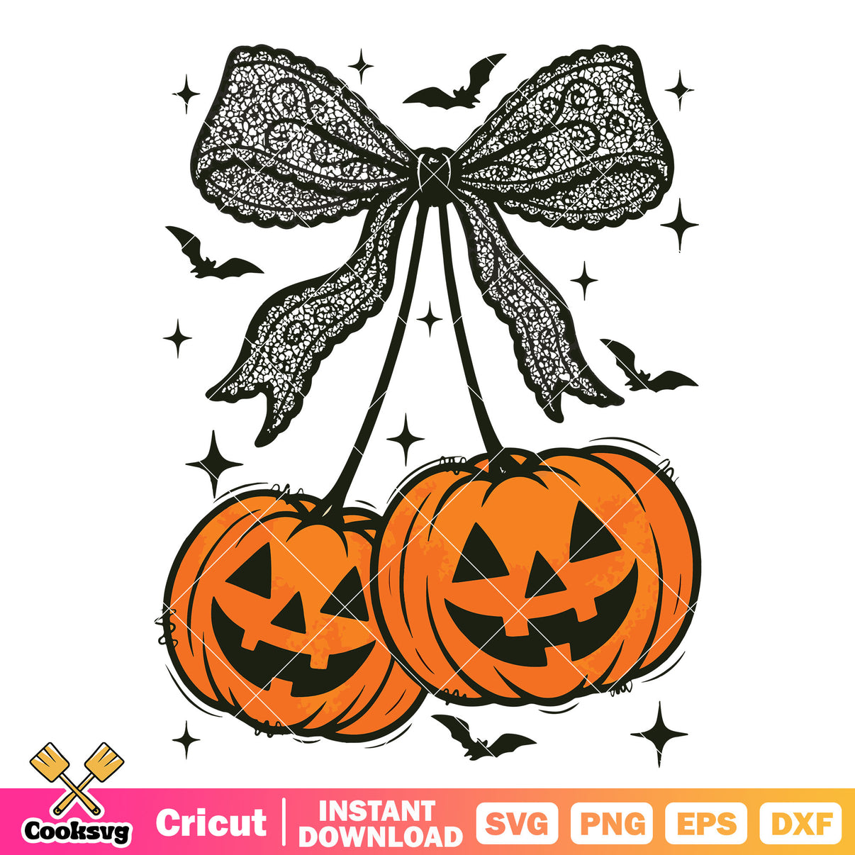 Pumpkin dicky bow svg, pumpkin bow svg, bow halloween svg – Cooksvg