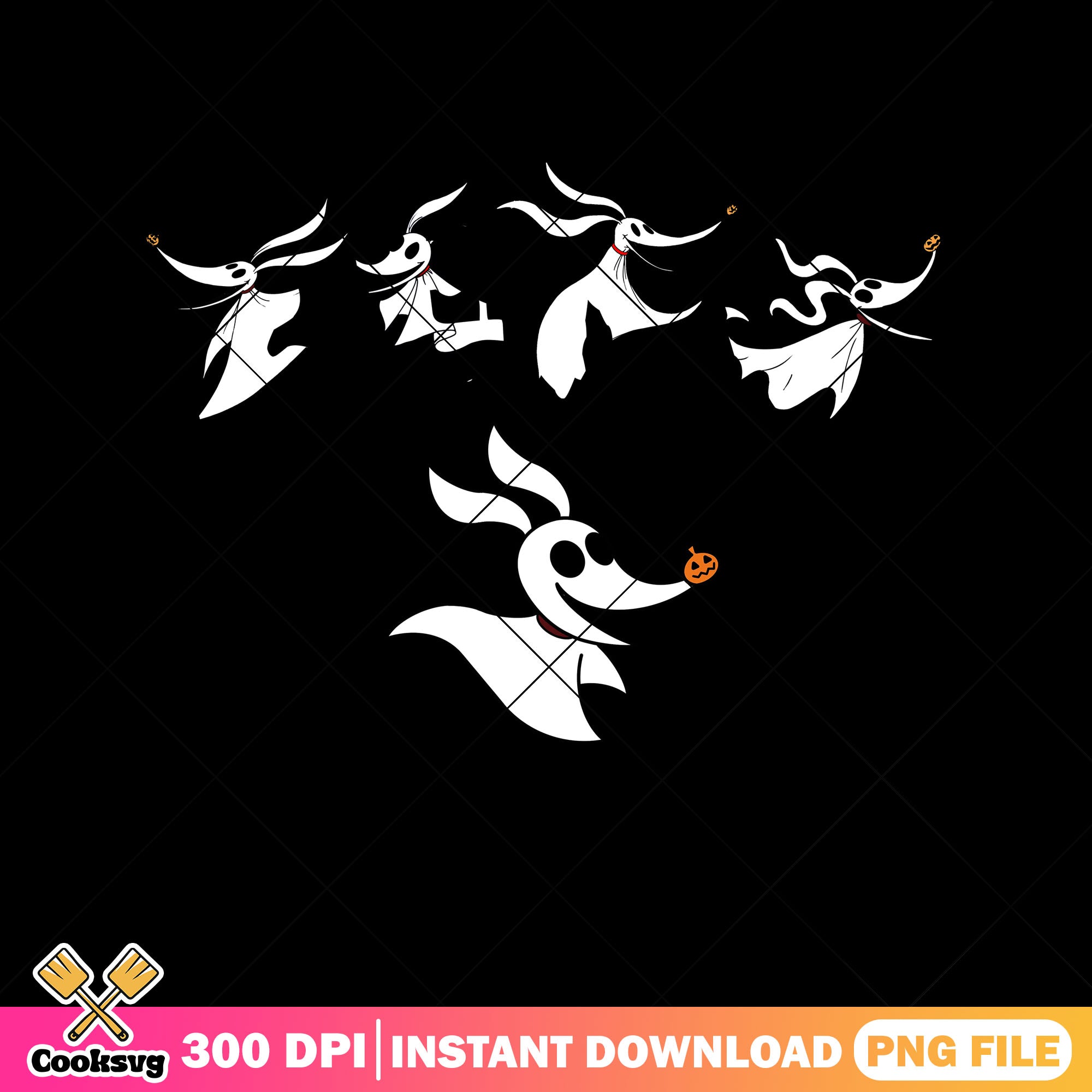 Pumpkin ghost pup zero png, zero disney png, halloween cartoon png ...
