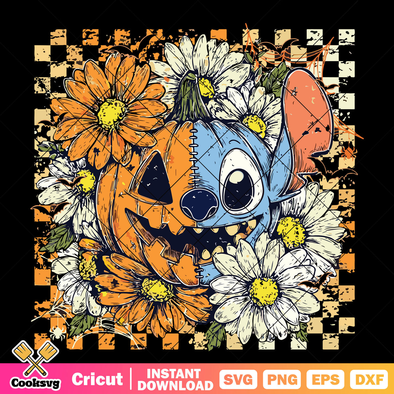 Pumpkin stitch head svg, stitch halloween svg, pumpkin fall svg – Cooksvg