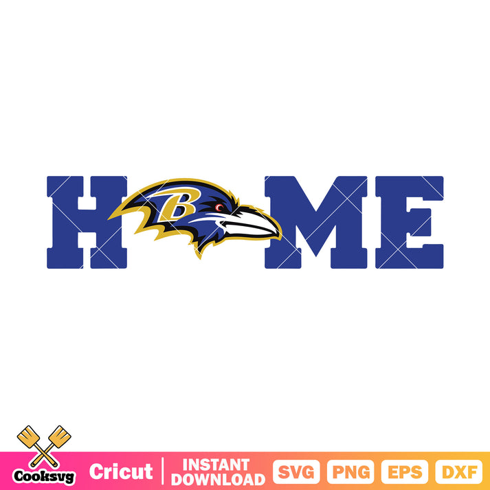 Ravens blue home svg. nfl teams svg, baltimore ravens svg – Cooksvg