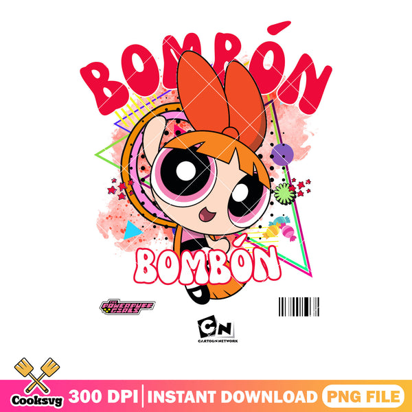 Retro Blossom classic png, Bombon png, cartoonetwork png – Cooksvg