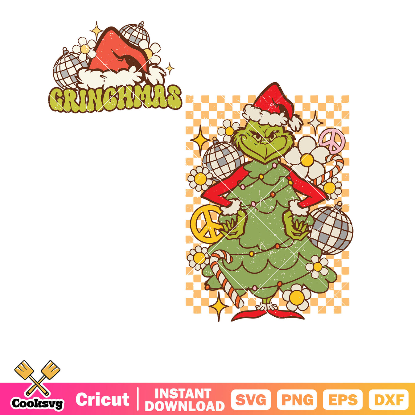 Retro Grinchmas Funny Merry Whatever svg, merry grinchmas svg, the gri ...