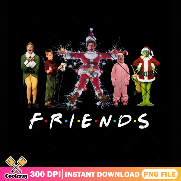 Retro movie friends shock png, santa christmas png, ralphie png – Cooksvg