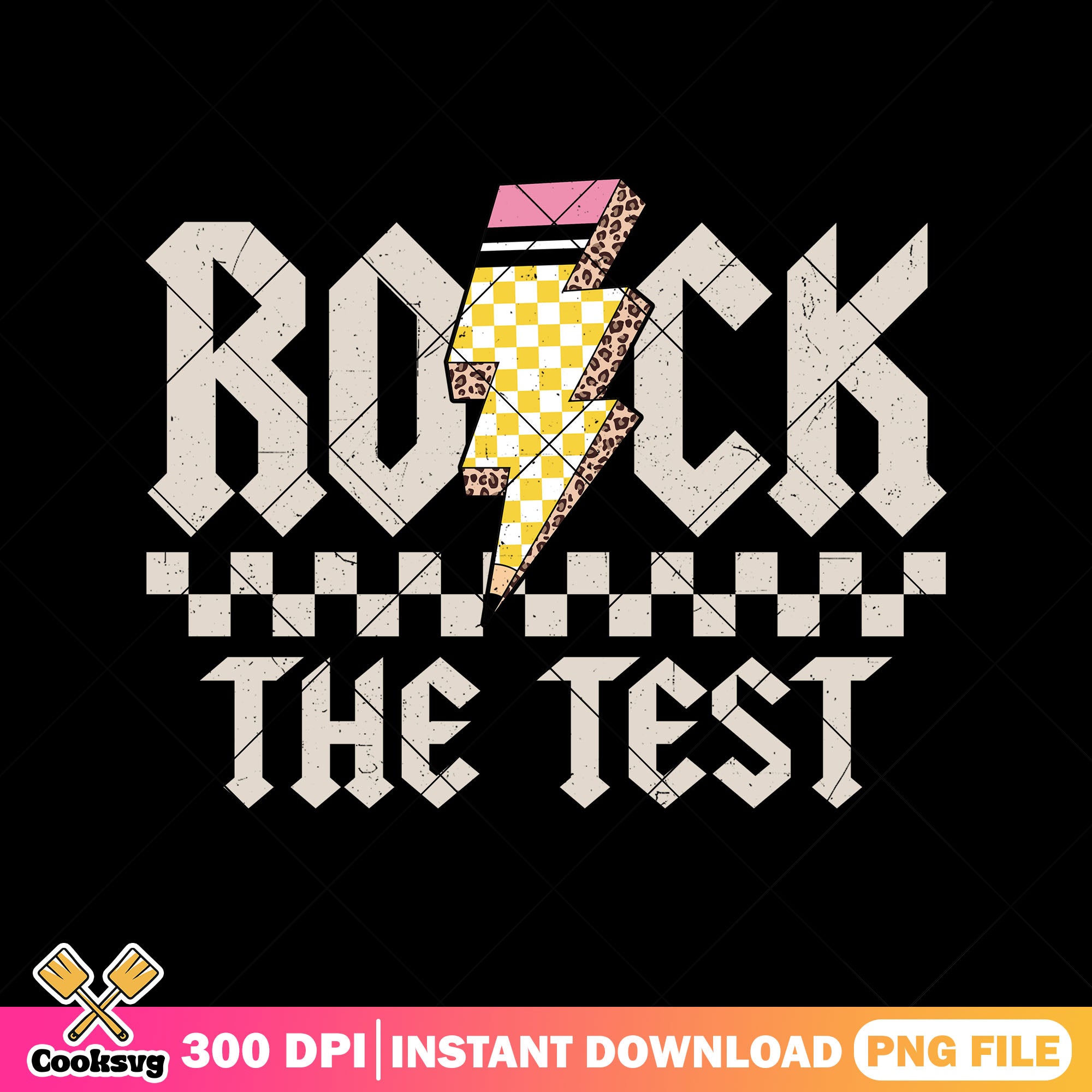Rock the test design png, welcome back to school png, sticker nice png ...