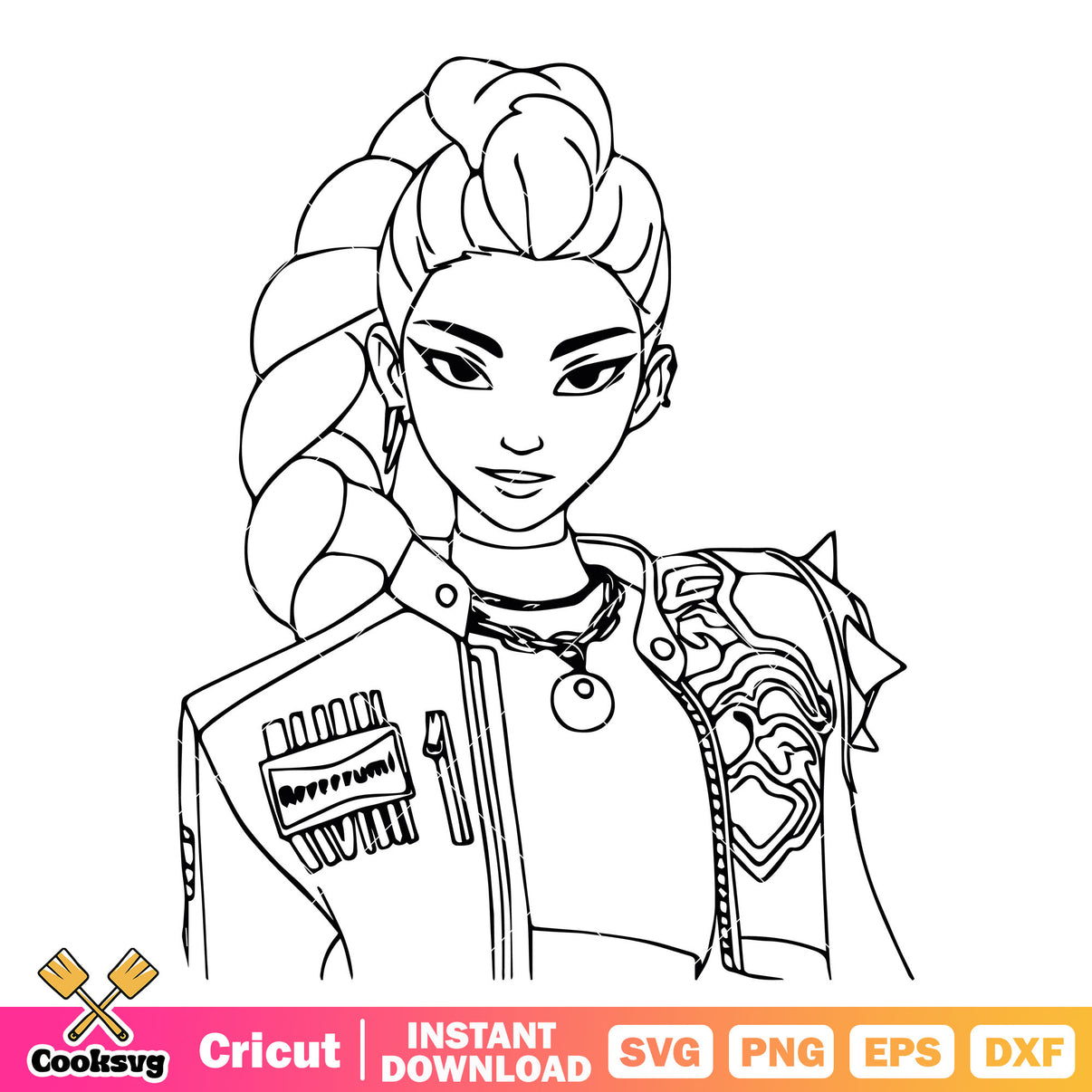 Rumi in golden costume svg, rumi huntrix svg, kpop hunters svg – Cooksvg