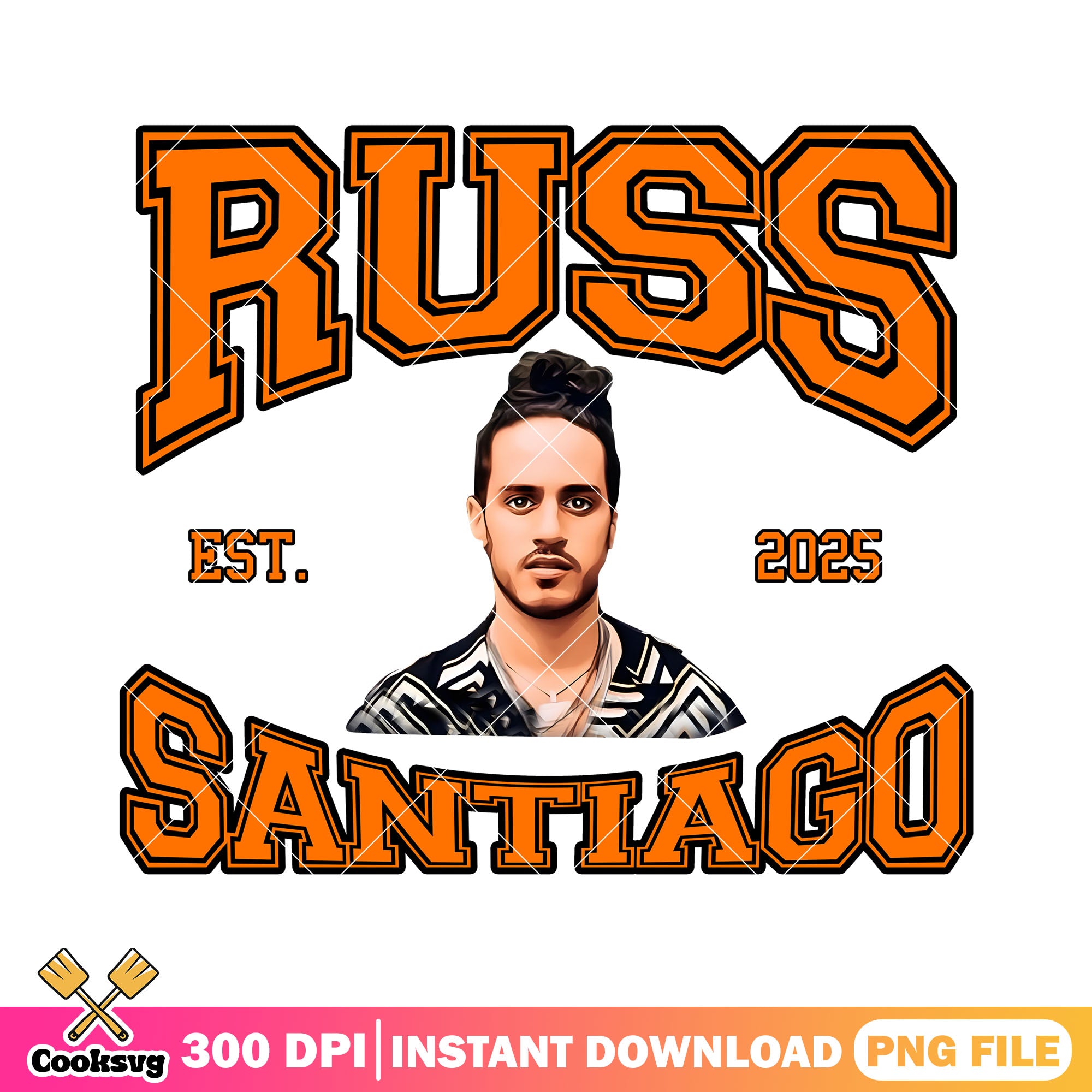 Russ santiago est 2025 png, Wild tour tshirt png, russ rapper png – Cooksvg