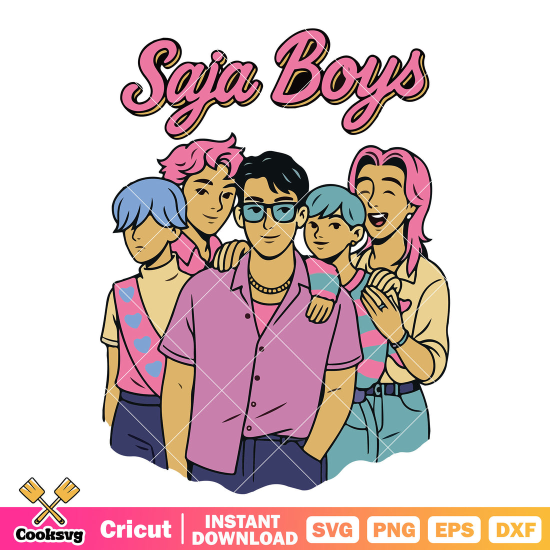 Saja boys kpop vintage svg, saja boys band svg, soda pop svg – Cooksvg