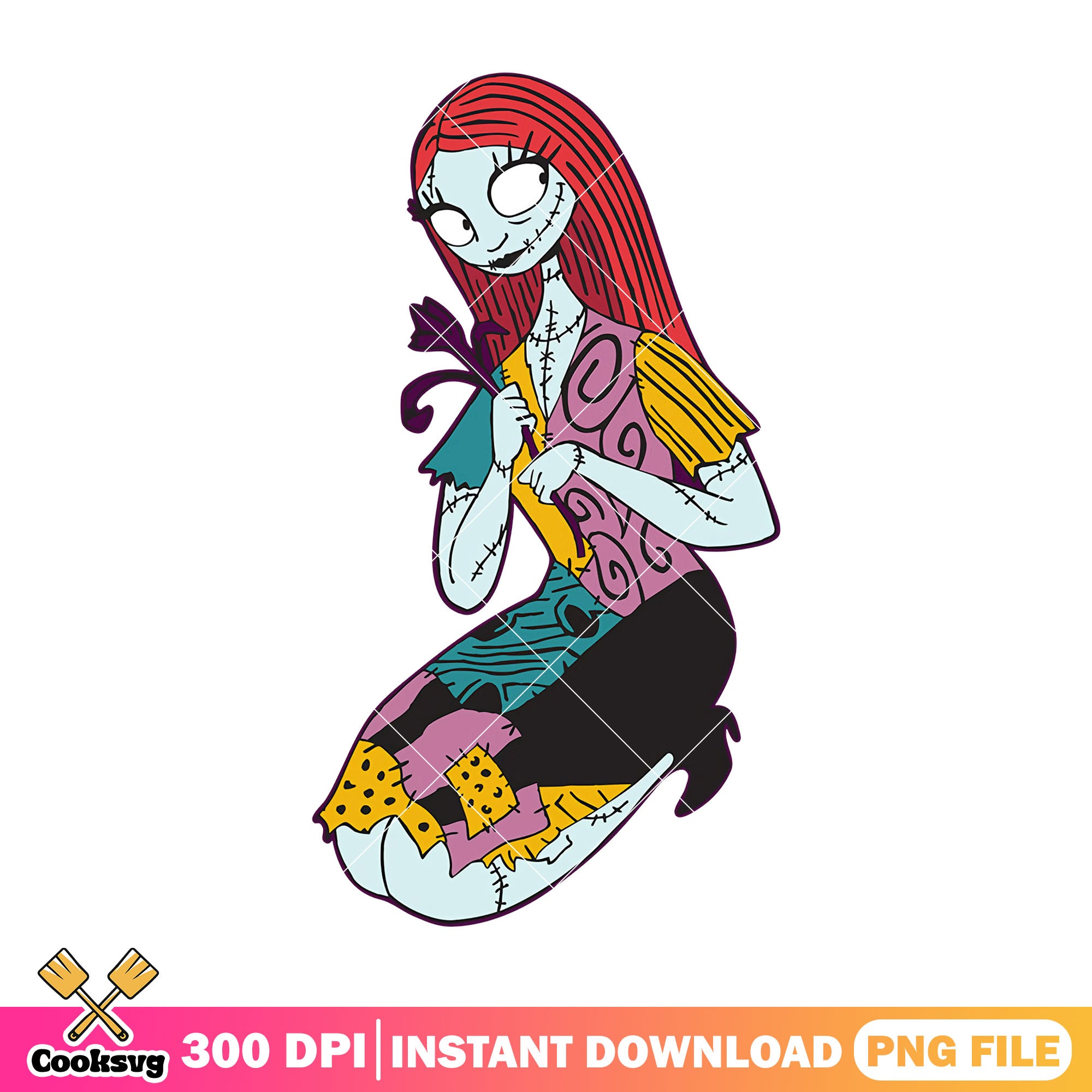 Sally loves flower png, halloween cartoon png, disney sally png – Cooksvg