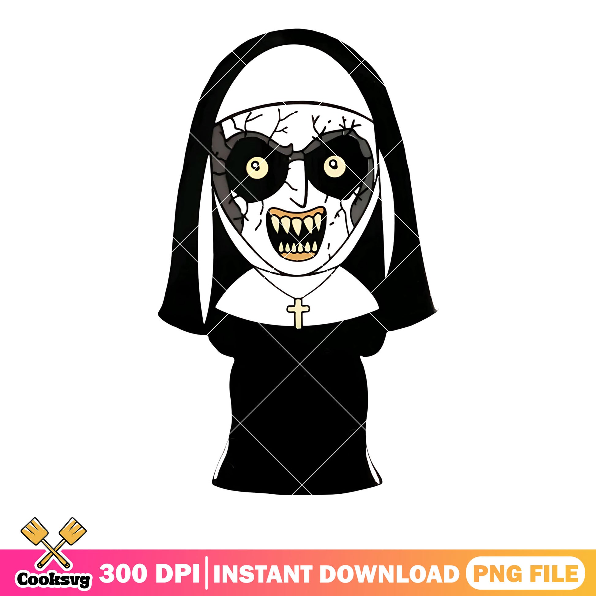 Scary nun png, scary halloween costume png, the conjuring png – Cooksvg