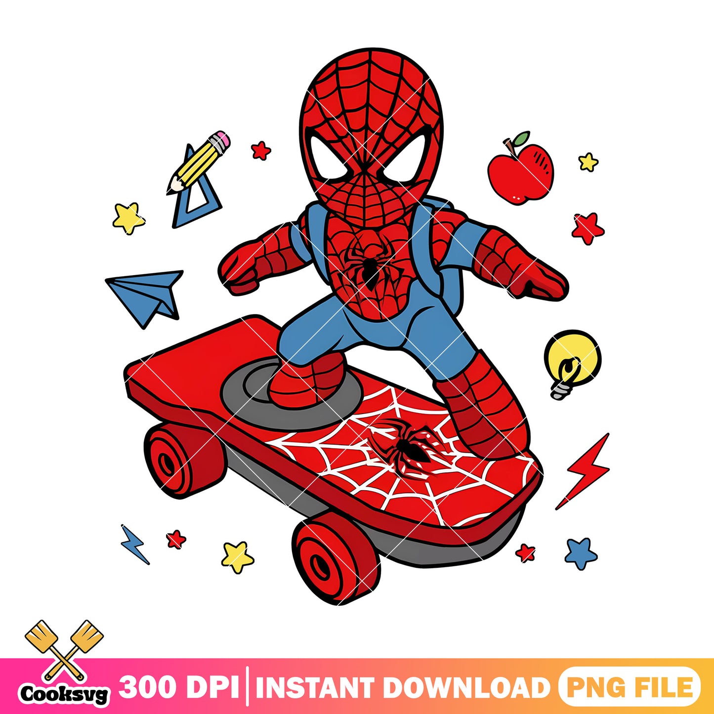 Skateboarding spiderman png, when is back to school png, marvel art pn ...