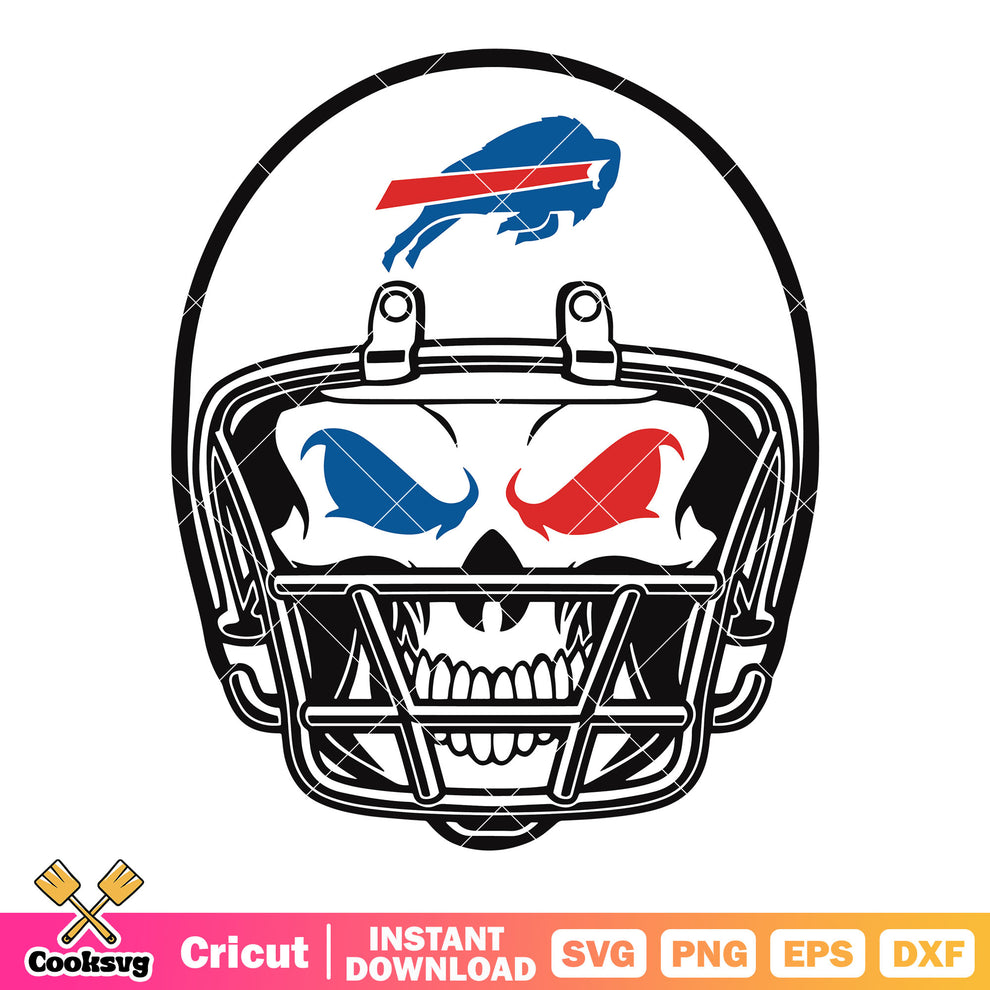 Skull skeleton bills svg, nfl helmets svg, buffalo bills svg – Cooksvg
