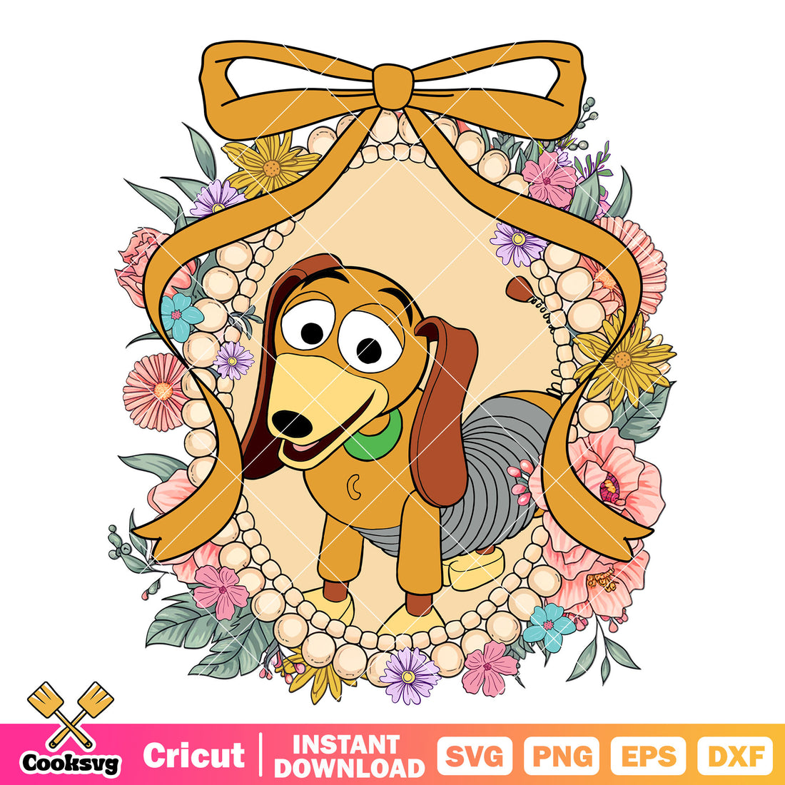 Slinky toy story disney bow tie mirror png, toy story character png ...