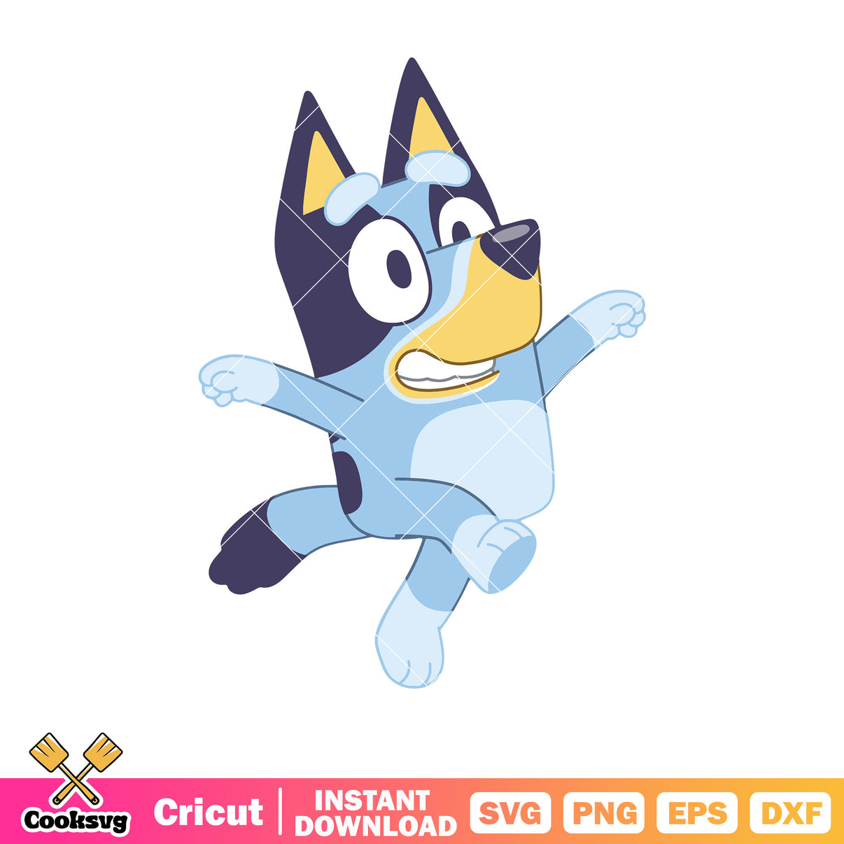 Smile bluey dog cartoon svg, character bluey svg, bluey funny svg – Cooksvg