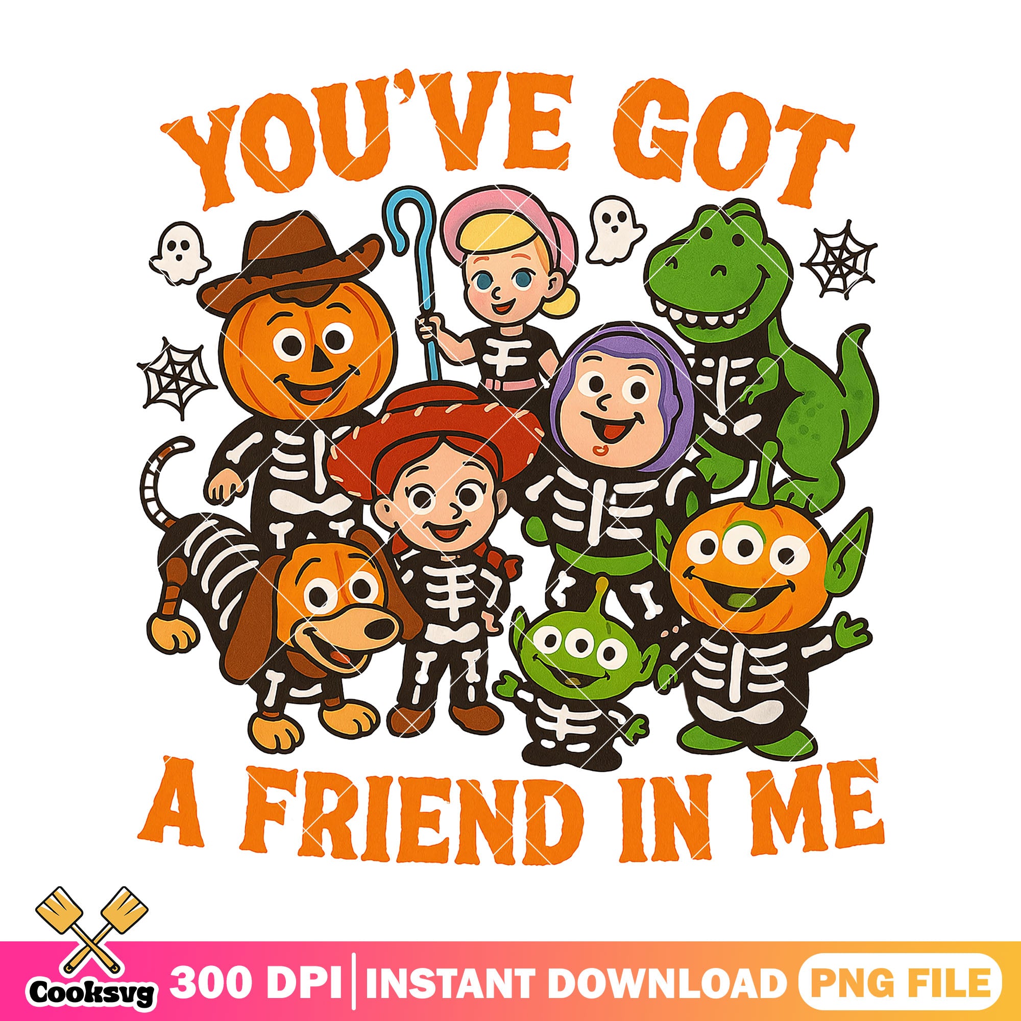 Smiling toys friends png, halloween cartoon png, chibi toys png – Cooksvg