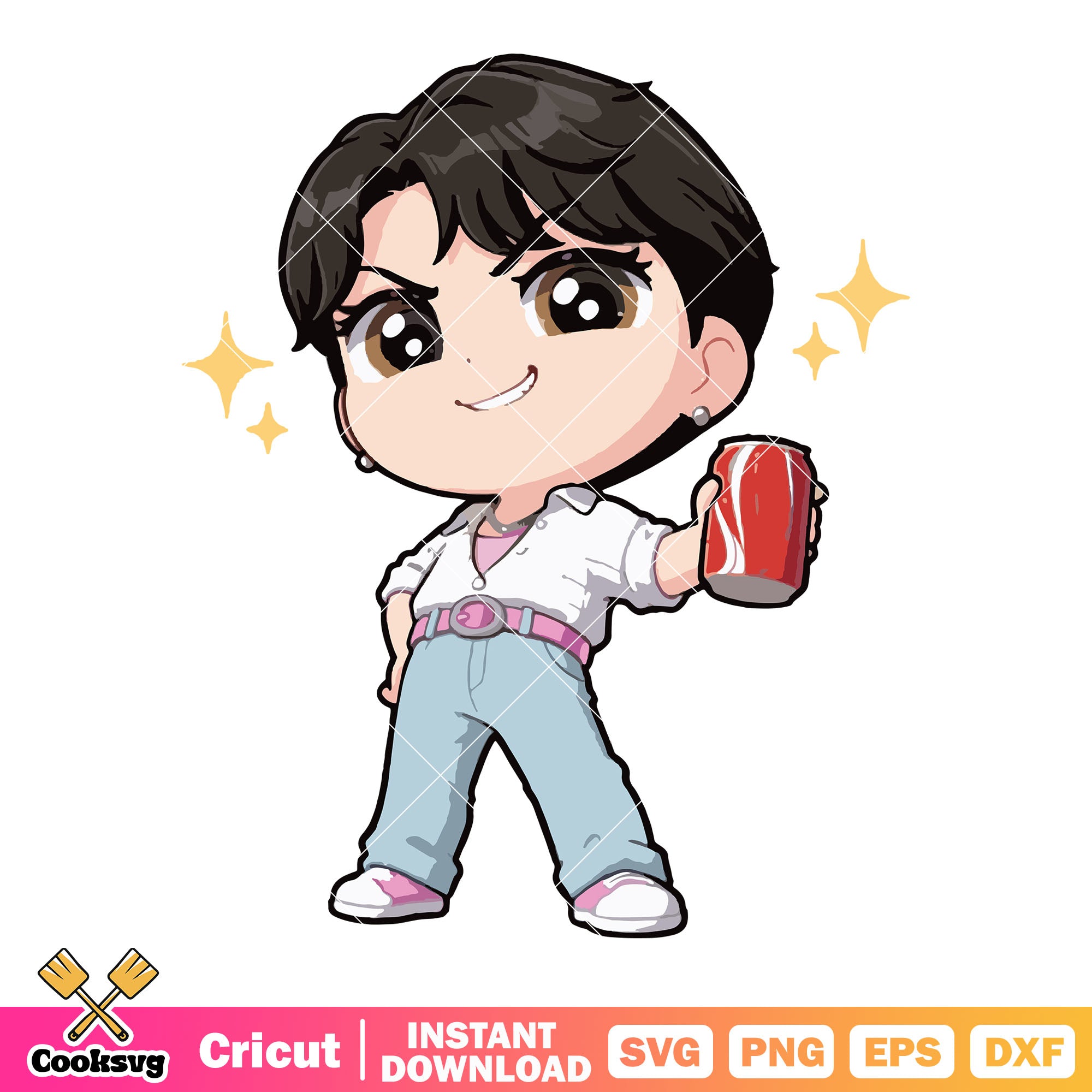 Soda boys jinu chibi svg, soda pop svg, jinu saja svg – Cooksvg