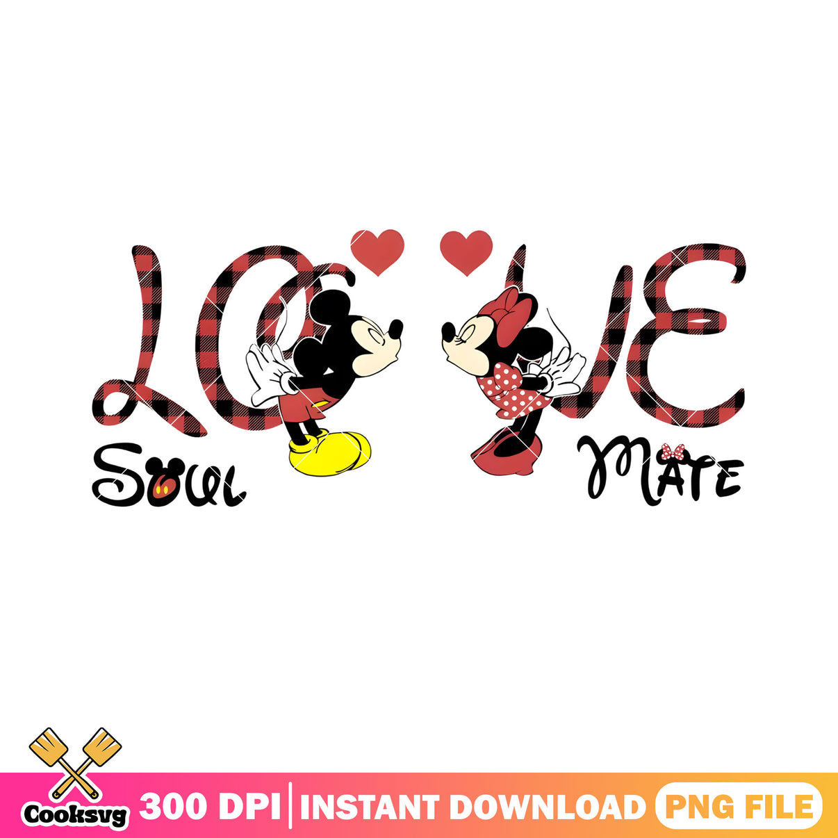 Soul mate mickey minnie love png, valentine soul png, mickey mouse png ...