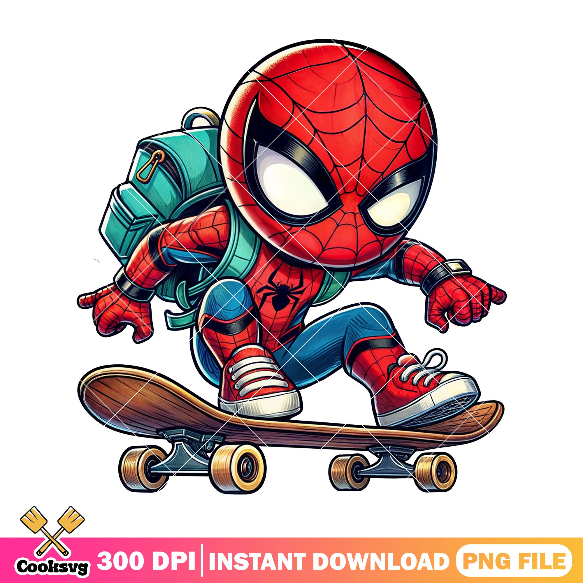 Spiderman going school png, spiderman red png, back to school art png ...