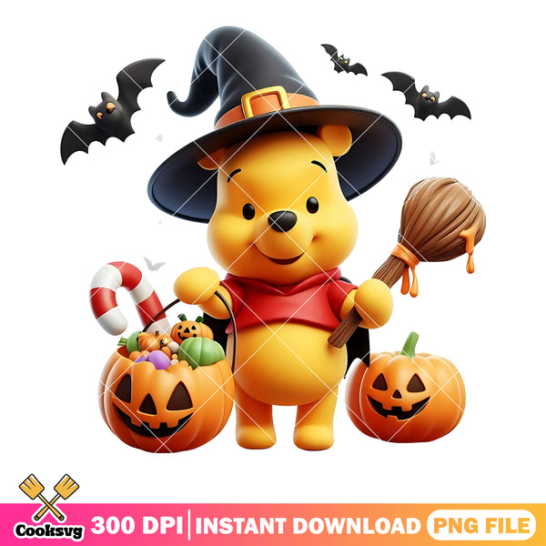 Spooky Scary bats png, Pooh the winnie png, witches broom png – Cooksvg