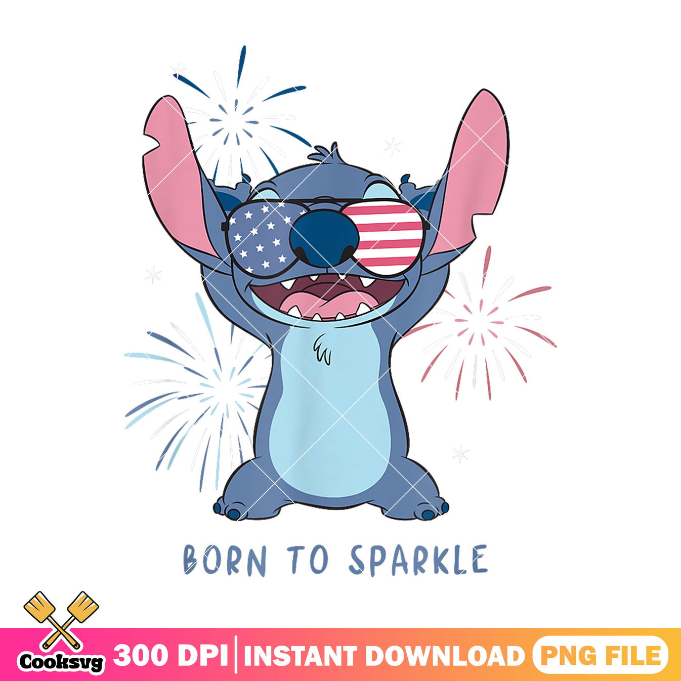 Stitch born to sparkle png, stitch america png, disney stitch png – Cooksvg