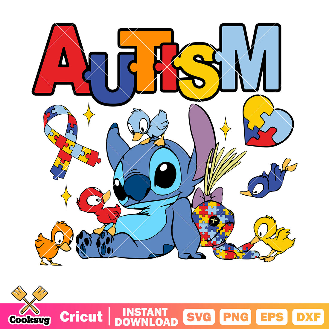 Stitch disney happy autism svg, stitches disney svg, autism stitch shi ...