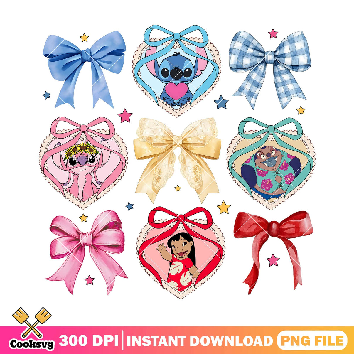 Stitch friends bow tie disney png, stitch friends png, lilo stitch png ...