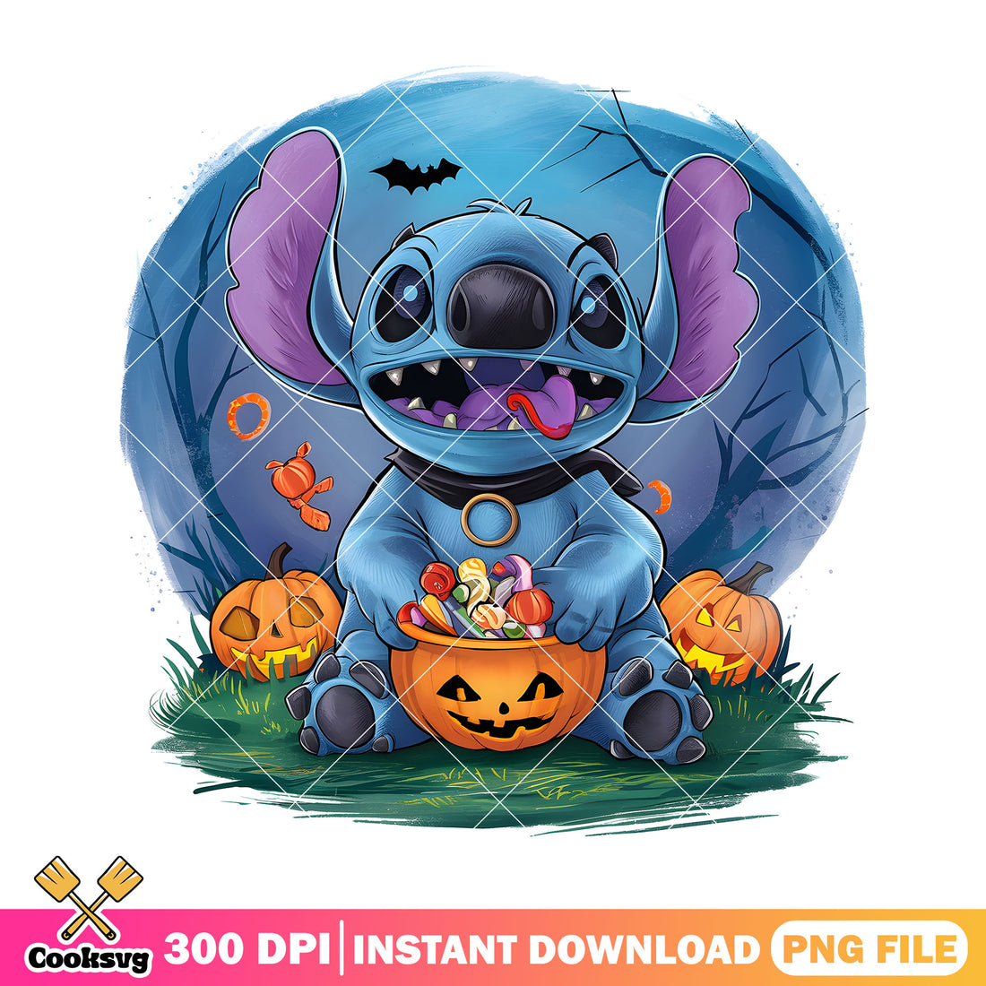 Stitch pumpkin candy png, halloween candy png, dismey movies png – Cooksvg