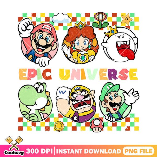 Super mario friends png, super mario png, epic universe png – Cooksvg