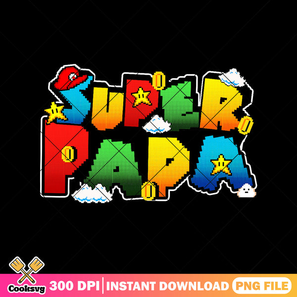 Super mario papa file png, super dad png, papa quotes png – Cooksvg
