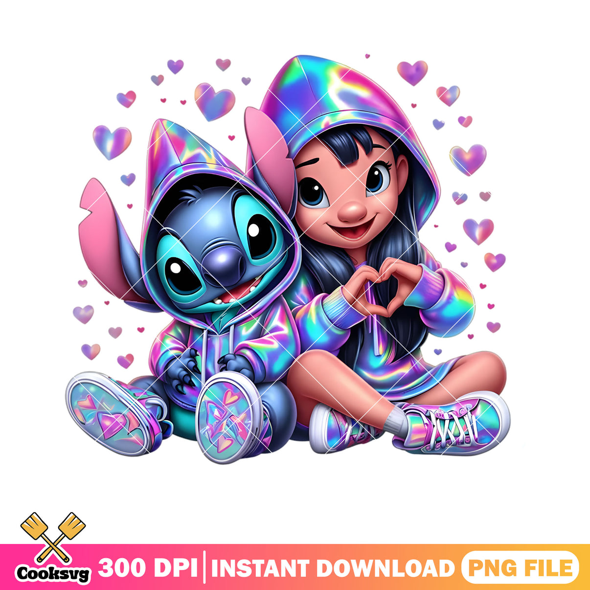 Swag lilo and stitch valentine png, disney png, valentine vibes png ...