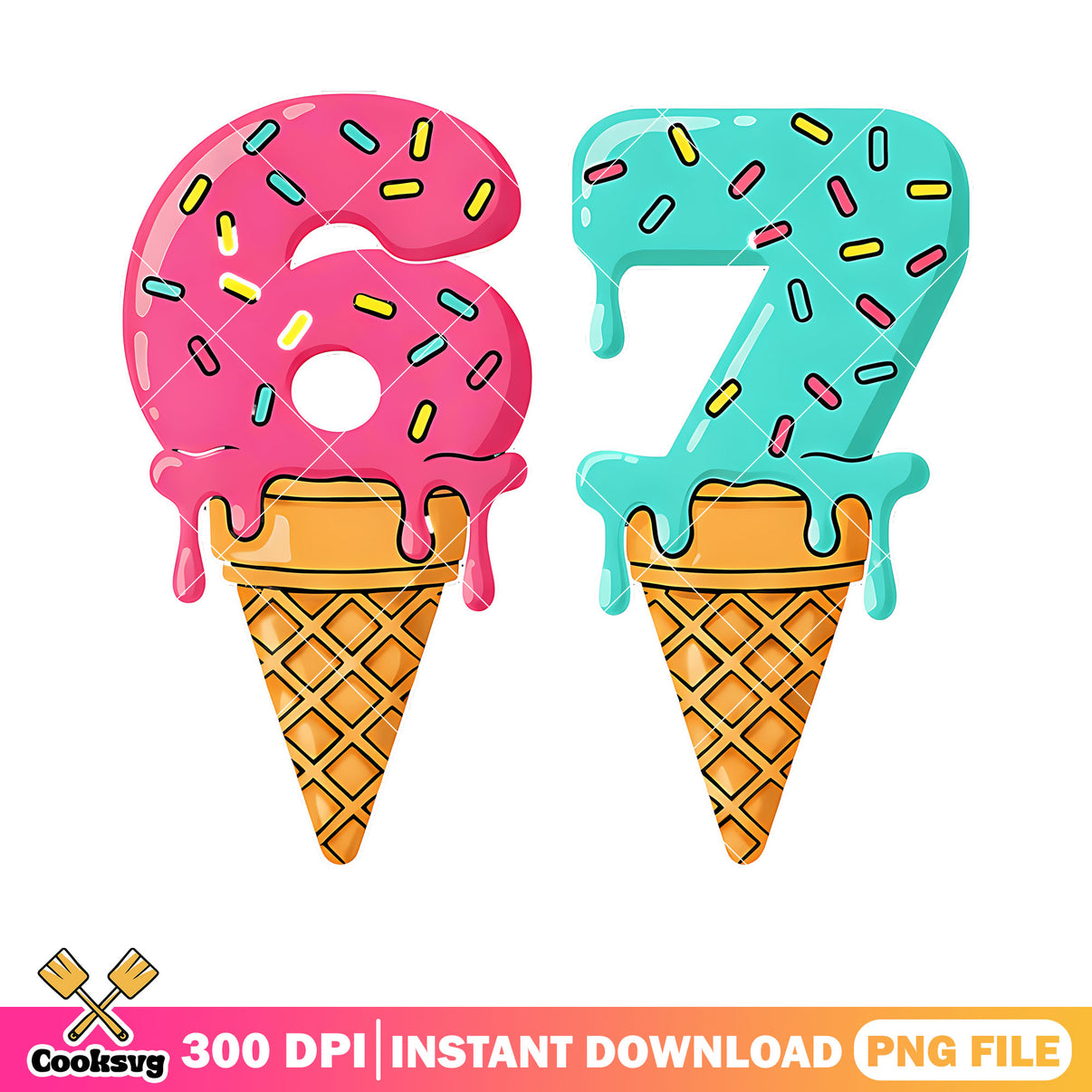 Sybau ice cream 67 png, funny memes png, funny art png – Cooksvg