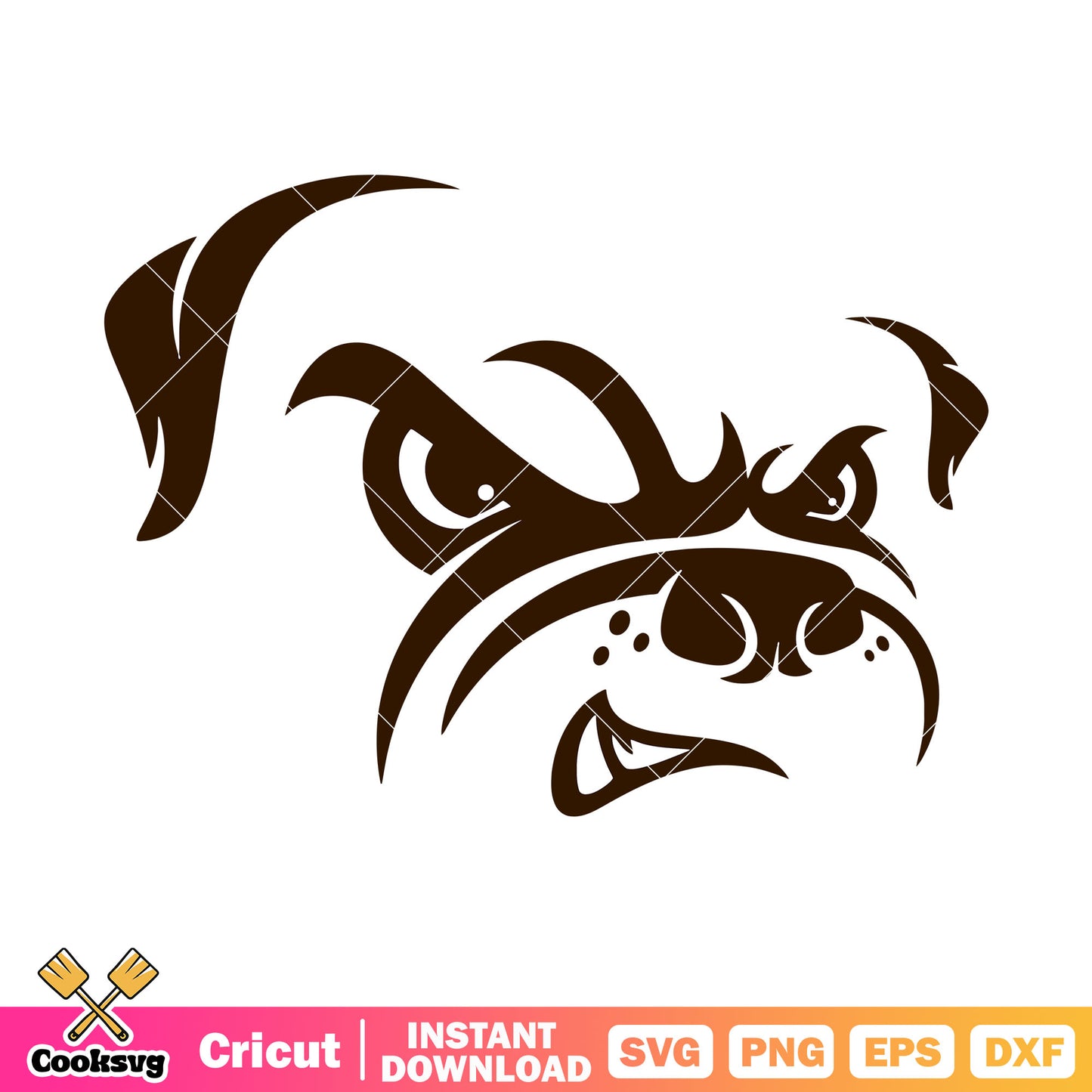 Team Brown cleveland nfl svg, bull dog svg, nfl teams svg – Cooksvg