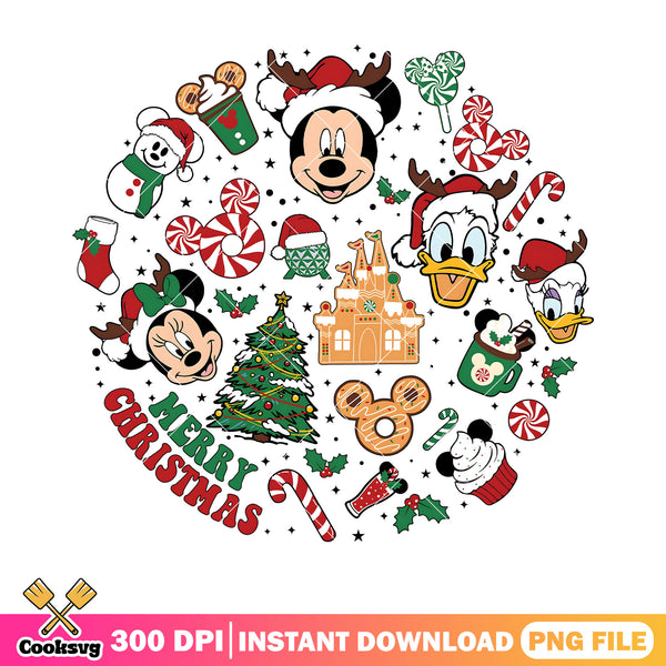 The christmas circle disney png, disney christmas png, christmas png ...