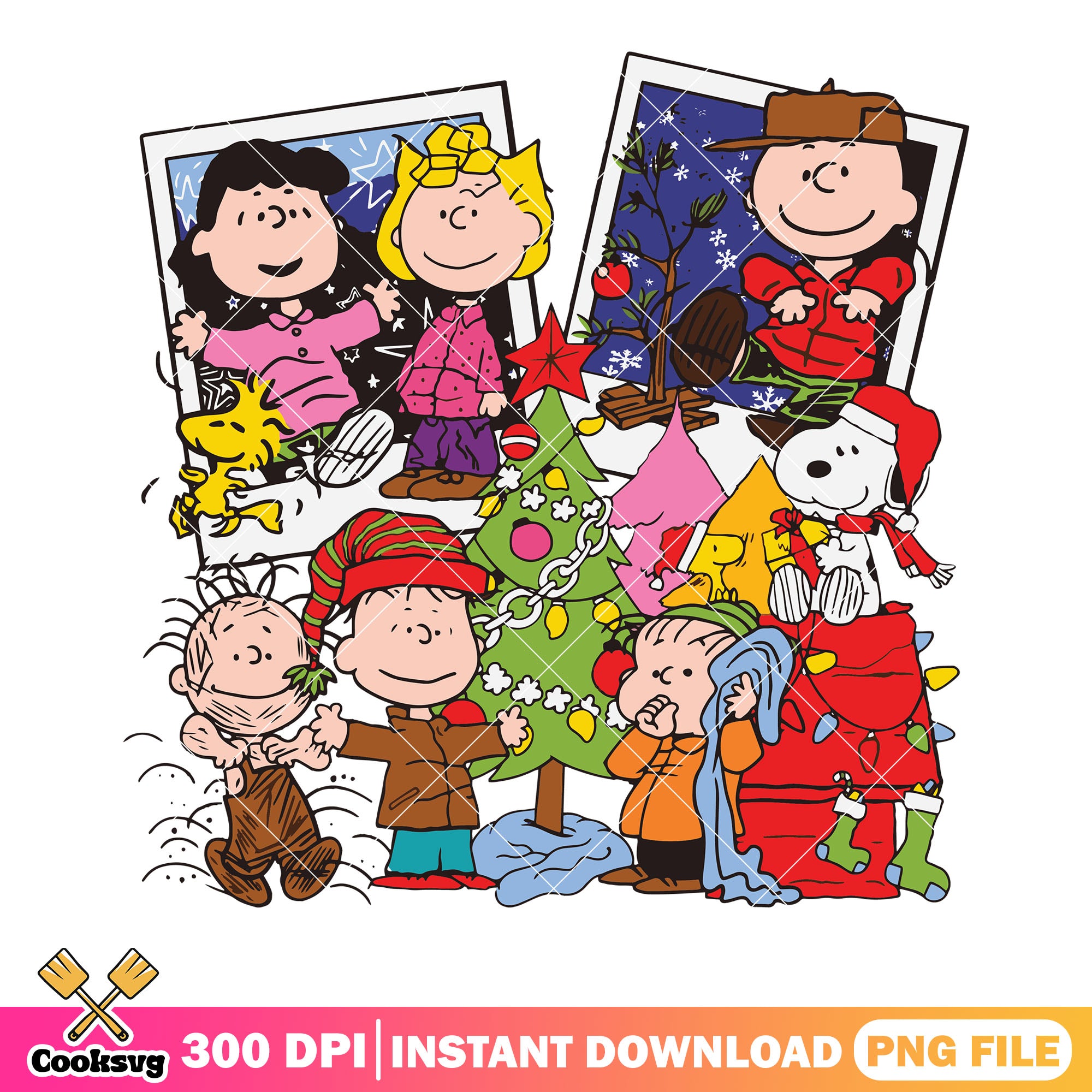The christmas peanuts movie png, snoopy png, christmas tree png – Cooksvg