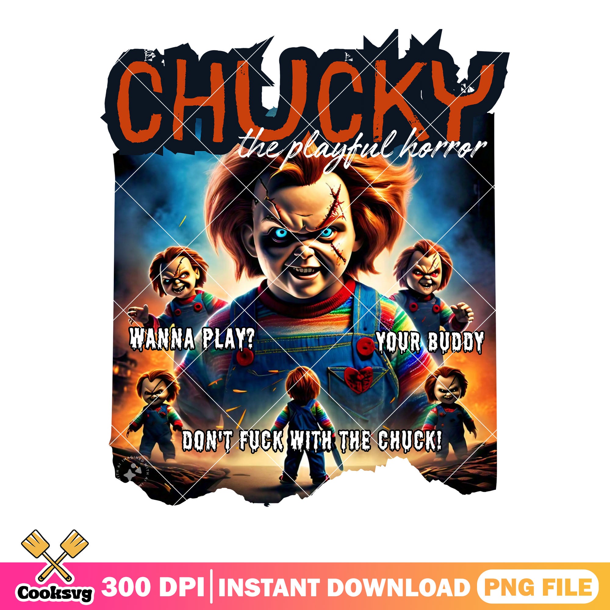 The playful horror wanna play png, chucky png, scary night png – Cooksvg