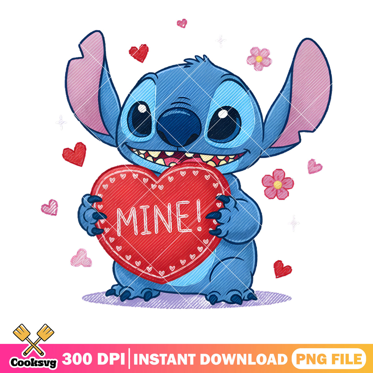 The valentine stitch png, lilo and stitch png, disney valentines png ...