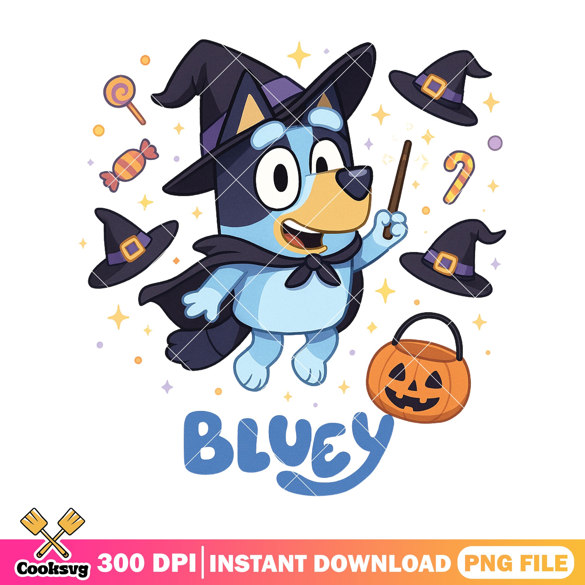 The witch bluey costume halloween png, funny halloween costumes png ...