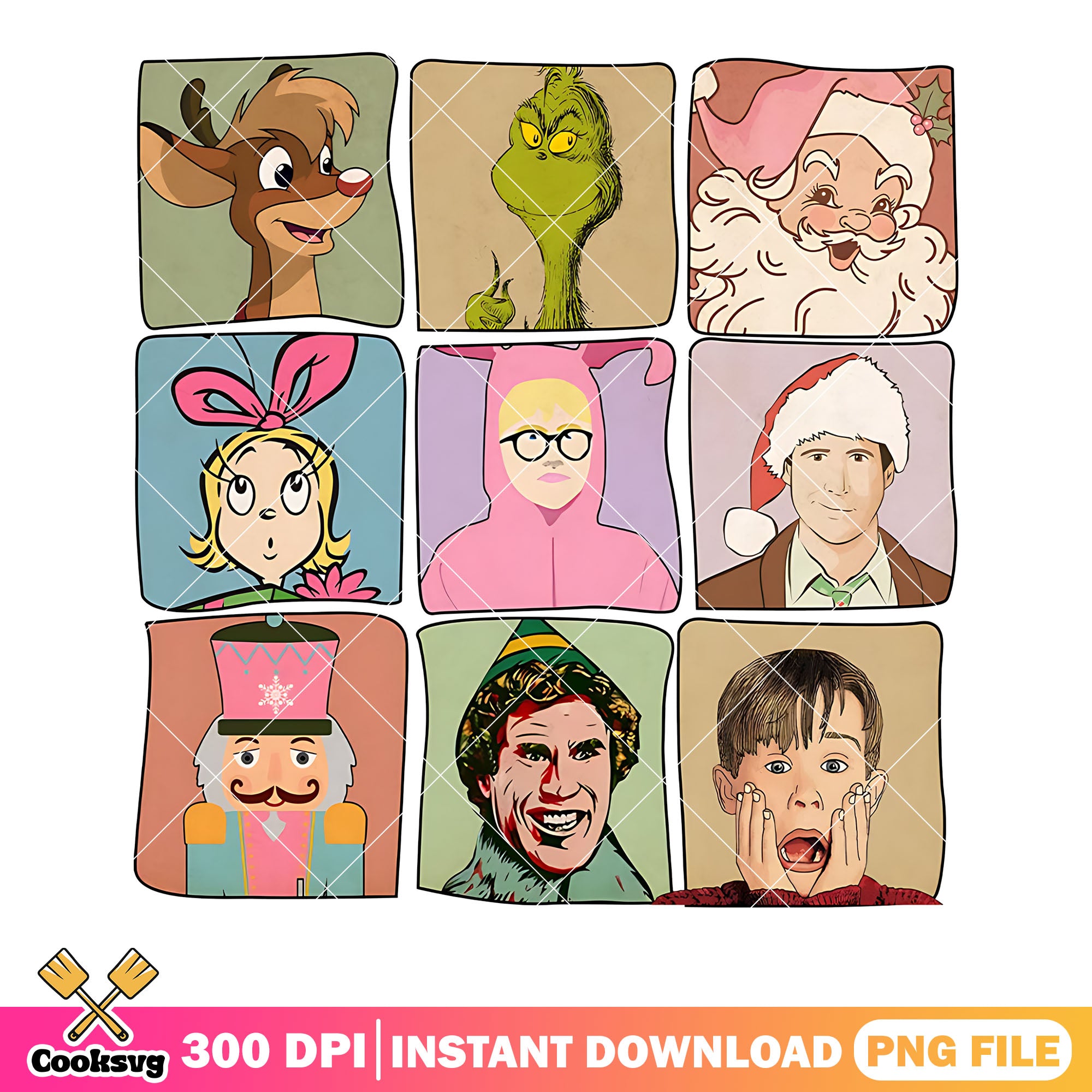 The xmas movie character png, Cindy lou who png, home alone png – Cooksvg