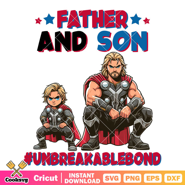 Thor hero marvel father and son svg, father and son svg – Cooksvg